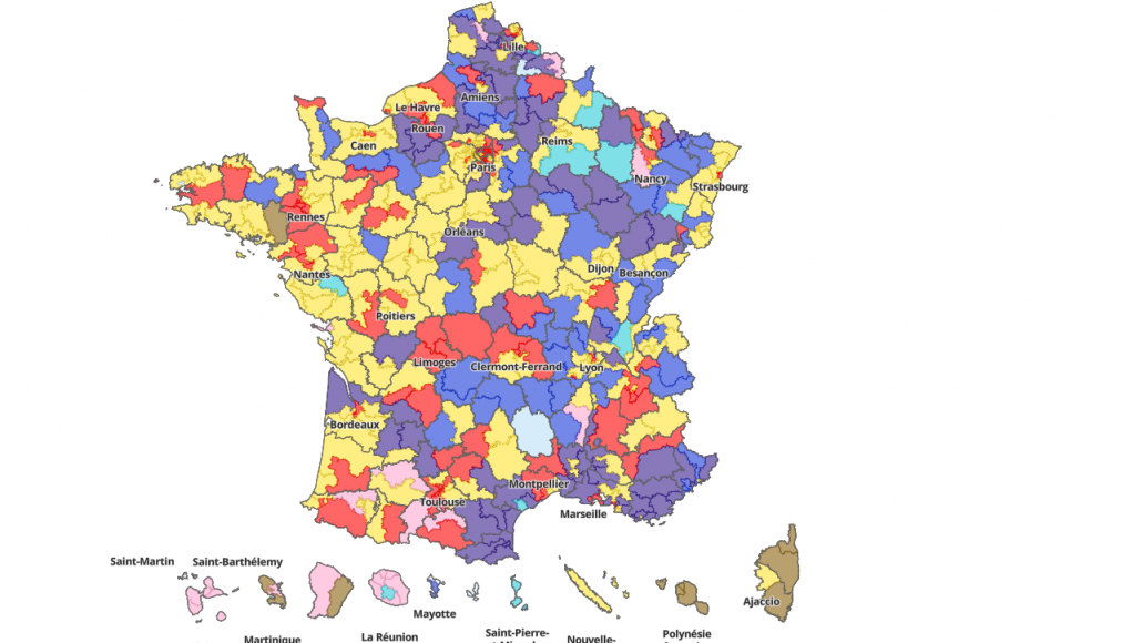 Législatives La Carte Interactive Des Résultats Du Second Tour Lcp